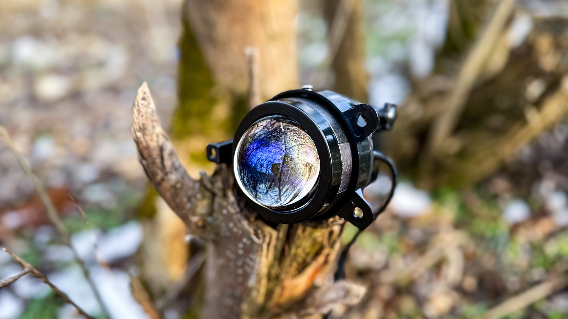 ПТФ с дальним светом в Шевроле Ниву