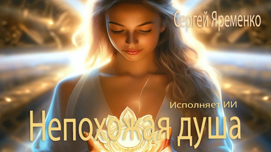 Песня "Непохожая душа". Стихи Сергей Яременко, исполняет ИИ