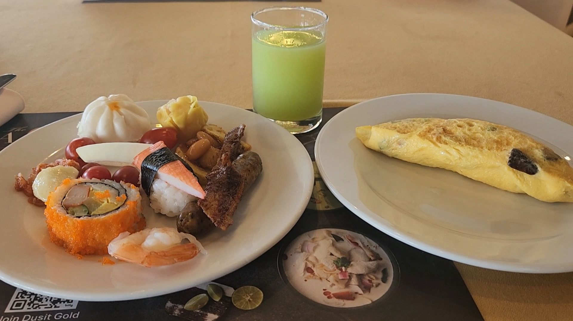 Азиатский завтрак 🍤 🐟 🍣 🍸 в отеле Dusit Thani Паттайя🌴