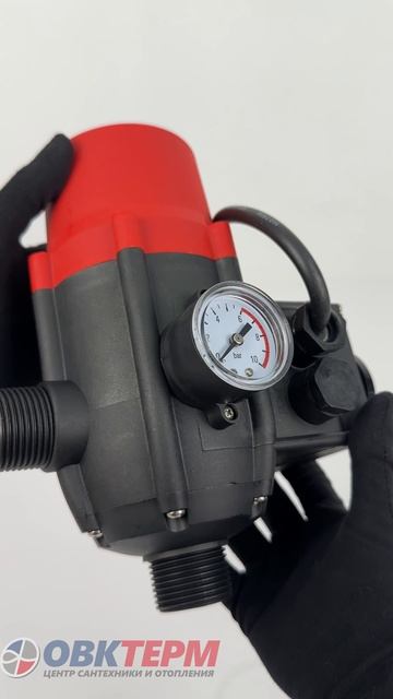 Реле давления электронное PS-01A3 TIM (бок выход, с проводом и вилкой)