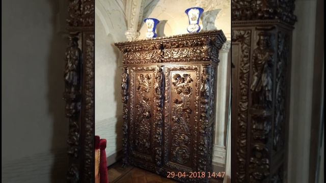 Португалия. Синтра. Дворец Пена. Часть 3. Интерьеры, королевские покои