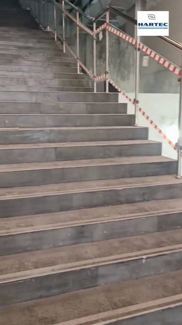 Стеклянные граждения лестниц СК Арена Нижний Новгород.