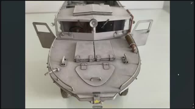 «Toyota Su-ki» - бумажная модель , Япония, 1943, 1:25, 'Картонная Фабрика′ от Владимира Коломина