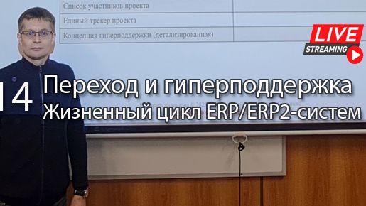 Фазы перехода и гиперподдержки ПЭ | Курс «Жизненный цикл ERP системы» (части 13-14) #erp #кис #erp