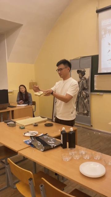 Мастер-класс по китайской каллиграфии в СПбГУПТД