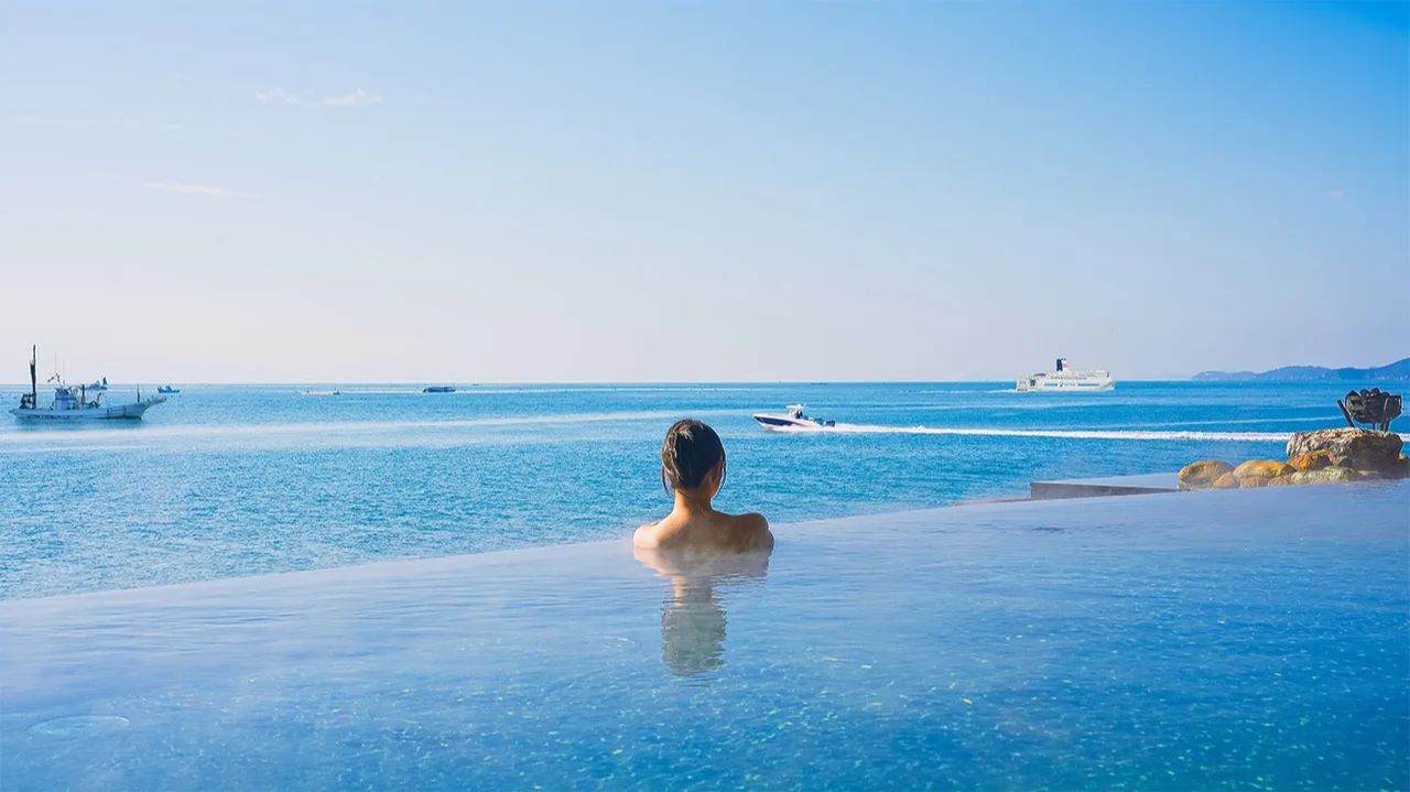 Два дня в японском инфинити-онсэне у моря Ako Onsen Ginpaso