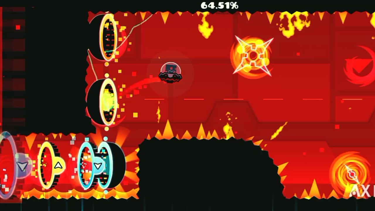 Треню deadlocked Geometry dash lite!