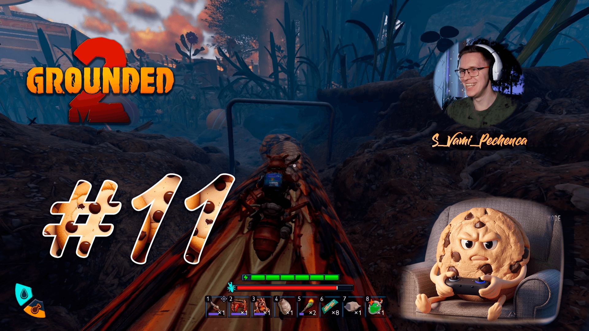 Гоняем змея, бегаем от скорпионов » Grounded 2 #11