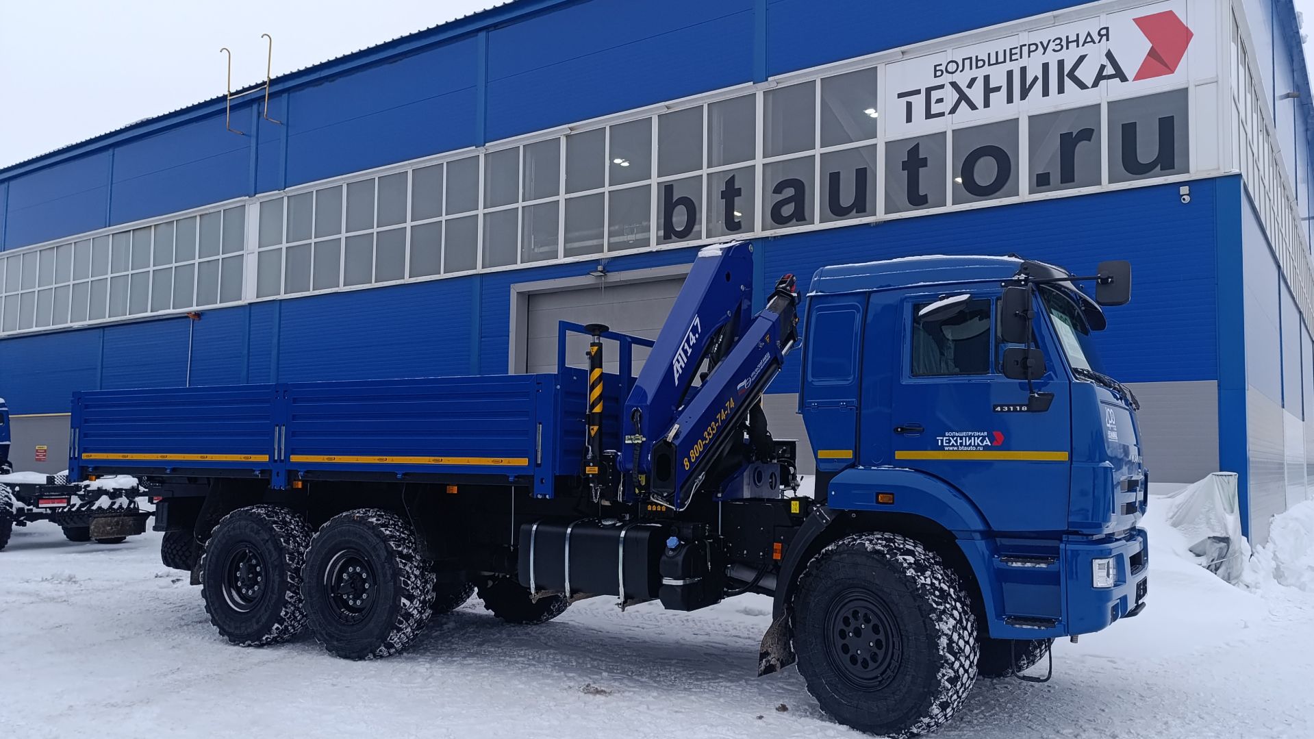 КАМАЗ 43118-76 борт с КМУ АНТ14-7