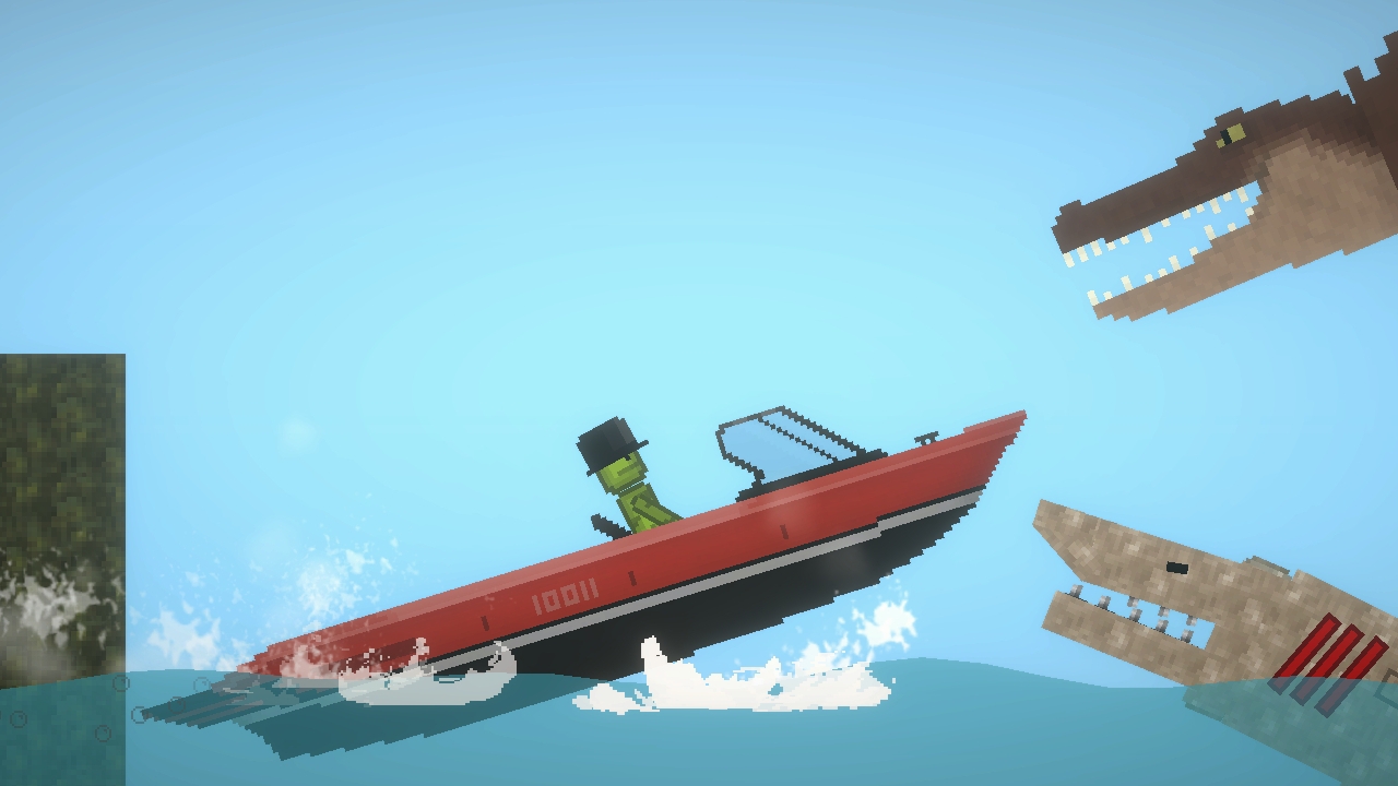 Арбуз в шляпе выживает в бесконечном океане