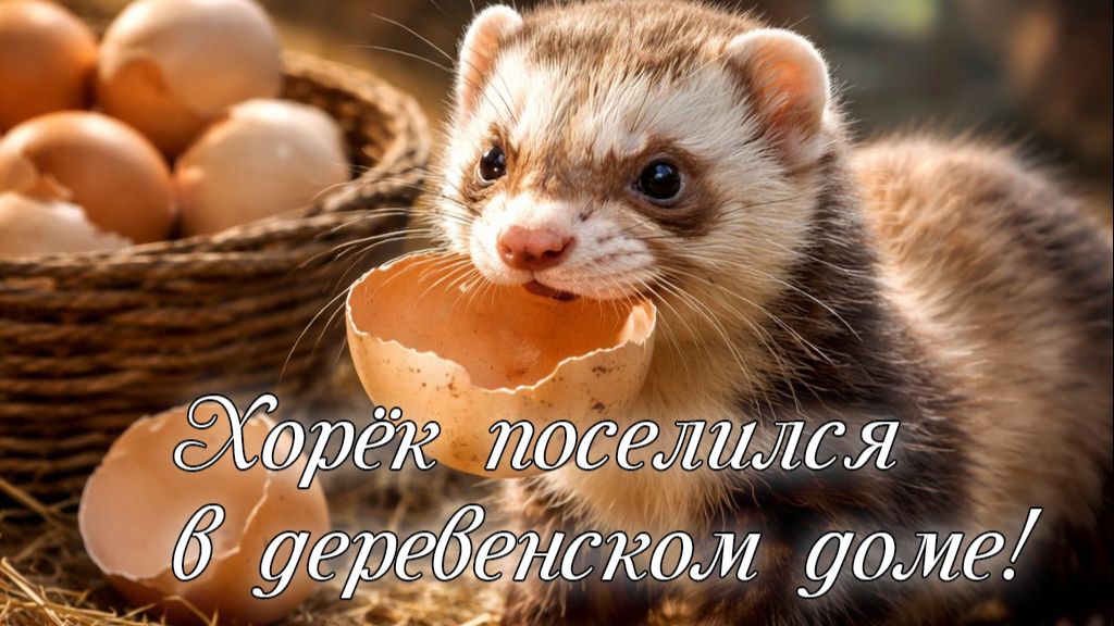 Хорёчек поселился в Доме