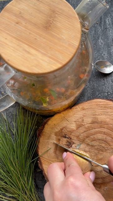 Облепиховый час с имберем , поднимает иммунитет и настроение