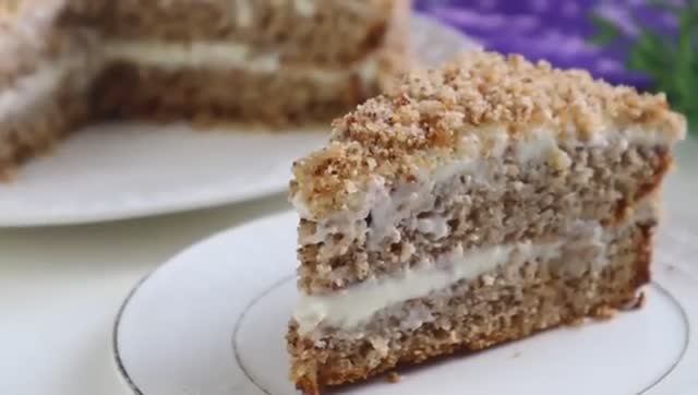 Торт "АЛЛА"/ Простой Домашний Тортик к Чаю! Без Заморочек и миксера/ Результат -Супер!