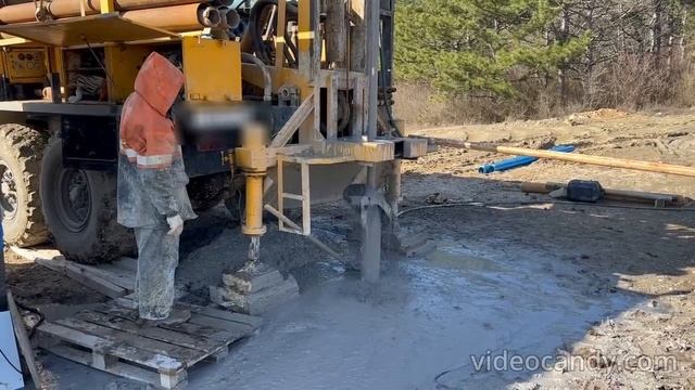 Бурение скважины Симферопольский р-н, с.Строгоновка, 09.02.2024