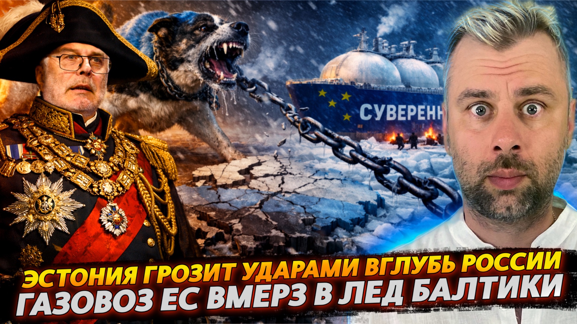 ЭСТОНИЯ ГРОЗИТ УДАРАМИ ВГЛУБЬ РОССИИ | ГАЗОВОЗ ЕС ВМЕРЗ В ЛЕД БАЛТИКИ