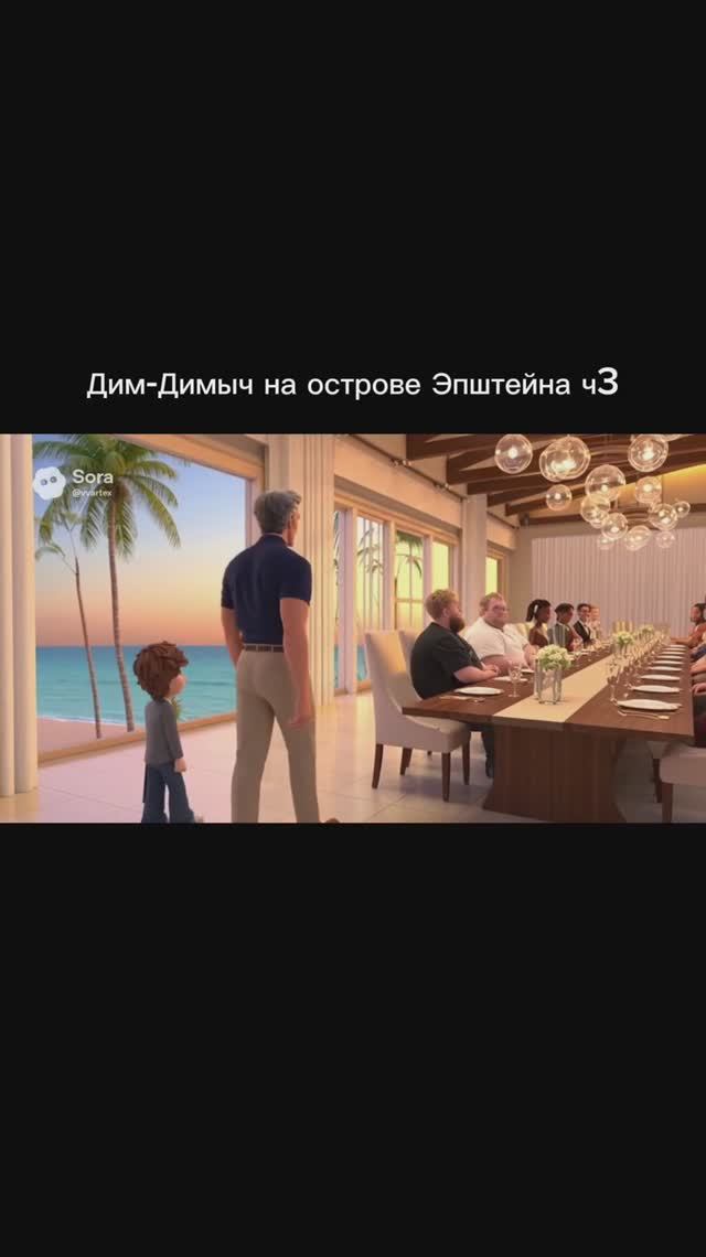 Дим-Димыч знакомится с гостями на острове Эпштейна #sora #мультик #эпштейн #фиксики