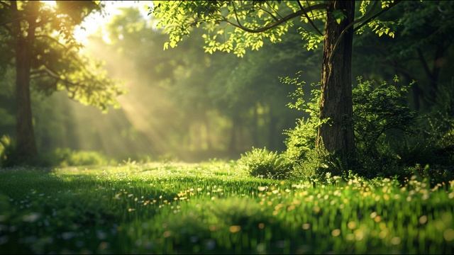 Звуки весеннего леса и птиц — антистресс, медитация, спокойствие — 3 часа