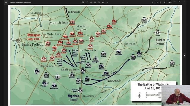 Лекция Г.Е. Бродского и О.Н. Бахтияровой «Ватерлоо конец эпохи»