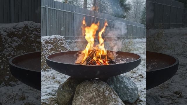 Чугунная костровая чаша CONCRETIKA A100