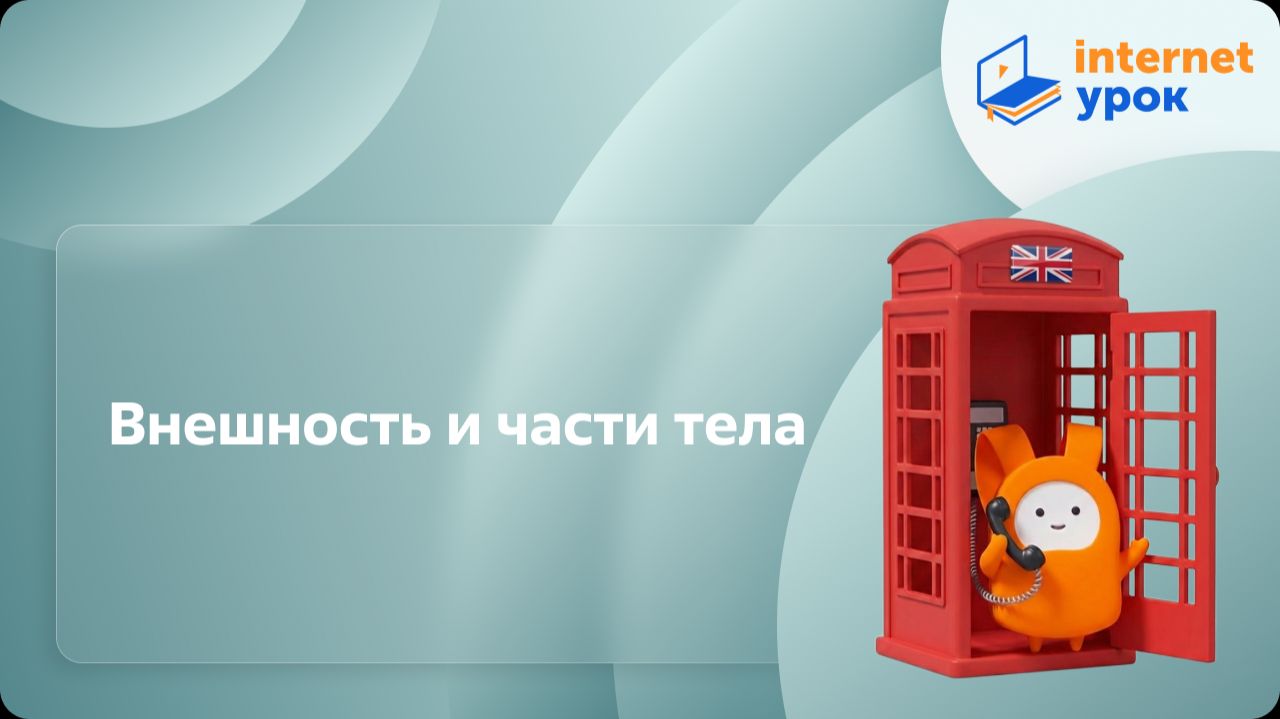 Внешность и части тела. Видеоурок по английскому языку 3 класс