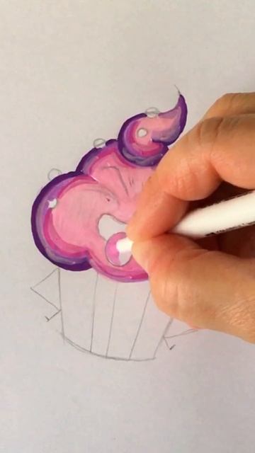 Вредная пироженка 🧁 Забавный рисунок