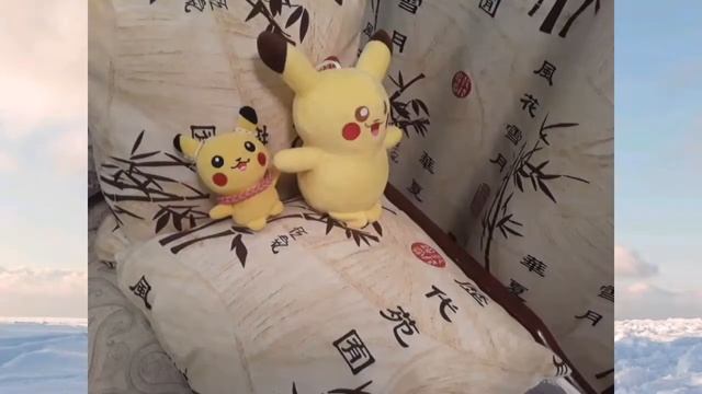 Биг Пикачу и Литл Пикачу танцуют под рэп хаски Бублика.