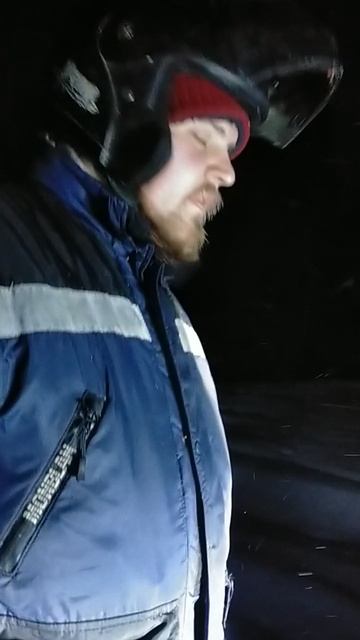 Спасение снегохода