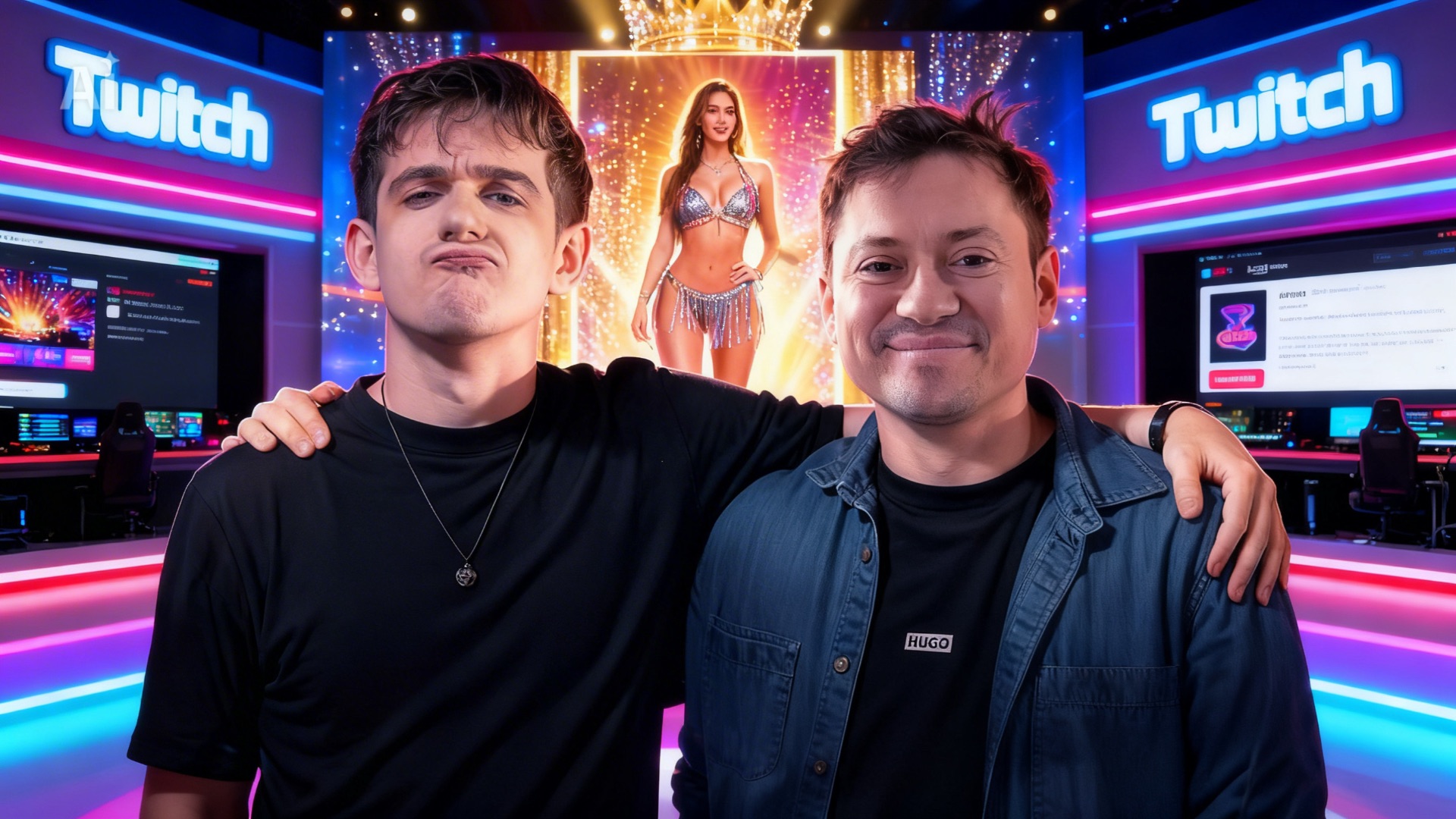 ЭВЕЛОН И ГАЙДУЛЯН ВЫБИРАЮТ САМУЮ КРАСИВУЮ СТРИМЕРШУ