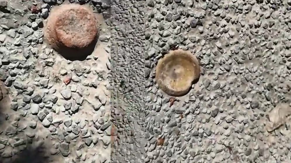 Древняя керамика в дорожках Нового Херсонеса