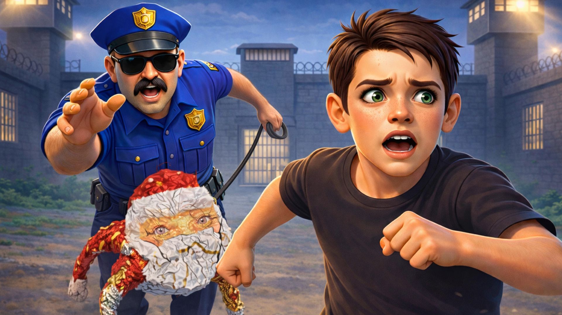 ГУГУ ГАГА в Побеге Пацана из Тюрьмы! Мем-Монстр Пробрался в Подвал и Напугал Скулбоя в Обновлении!