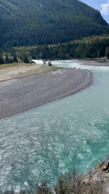 Алтай, Слияние двух красивых рек Катуни и Аргат. красивые места Алтая