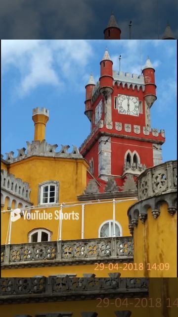 Португалия. Синтра. Дворец Пена. Часть 1 Общие виды и фасады