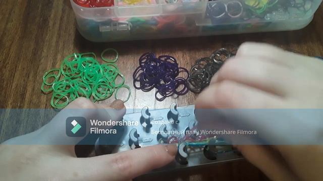 Плетём браслет "Чешуя дракона" на станке