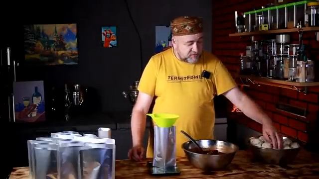 ежики, мясные тефтели в автоклаве