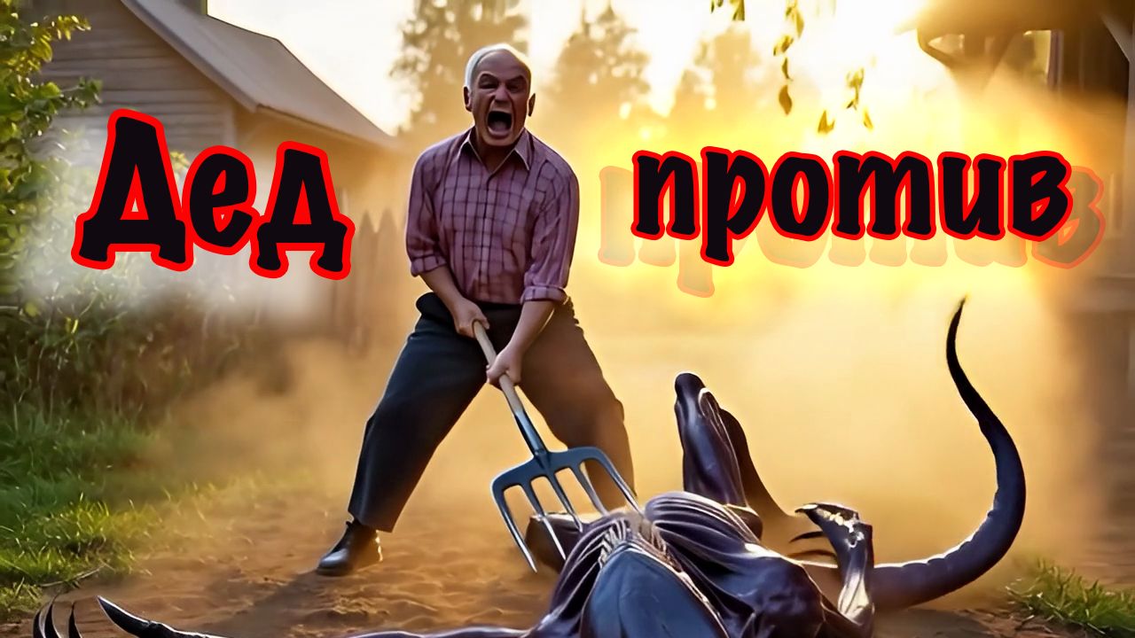 Дед против ксеноморфа 🔥