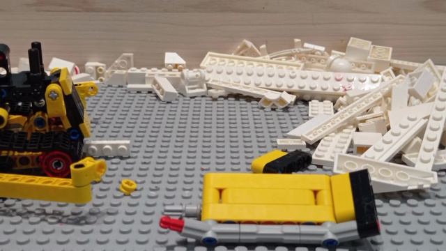 лего анимация-уборка снега)))