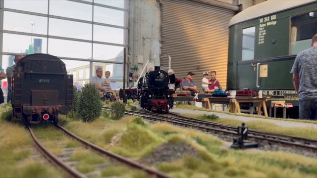 Модульные покатушки масштаба 1/32 в музее DB в Koblenz-Lützel