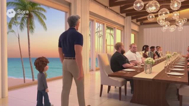 Дим-Димыч знакомится с гостями на острове Эпштейна #sora #мультик #эпштейн #фиксики