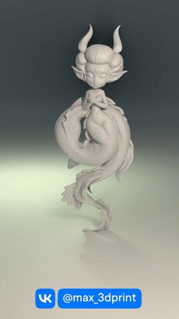 Русалка - подвеска на цепочке