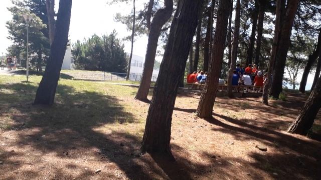 Репетиция барабанщиков. Чёрное море, Голубая бухта.  ВДЦ Орлёнок. Куда поехать с детьми отдыхать.