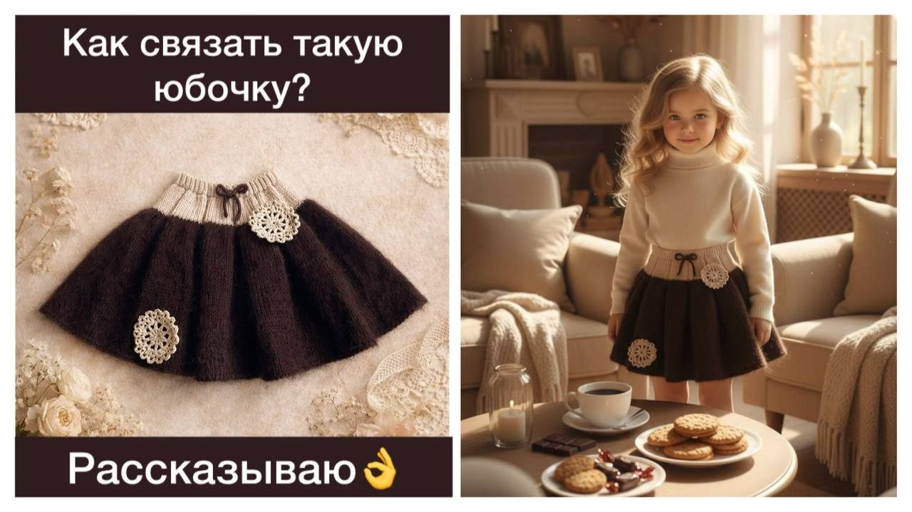 Рассказываю как связать такую юбочку😍