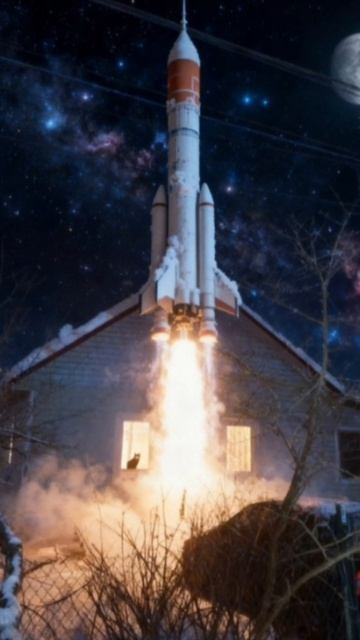 Она терпеливо ждет