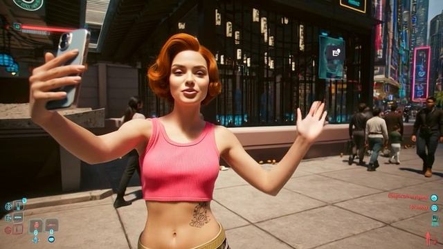 Генерация ИИ по мотивам игры "киберпанк 2077"