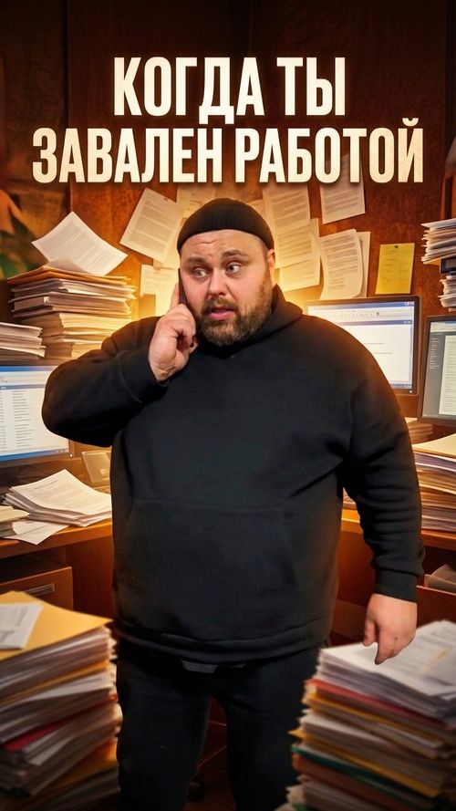 Когда тебя позвали в гости, но в мастерской много работы