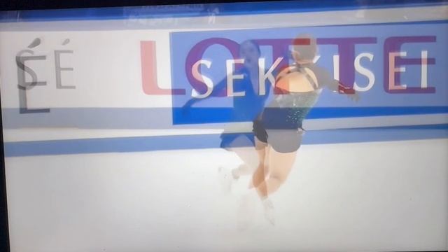 Каори Сакамото. Работа с судьями во время проката. Попробуй занизь ей оценки