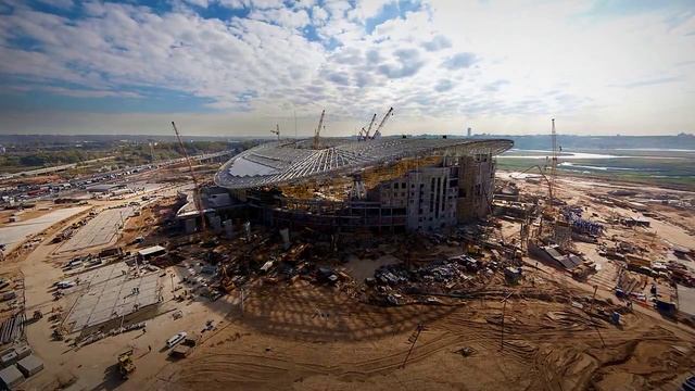 Стадион и ДВВС (тайм-лапс)