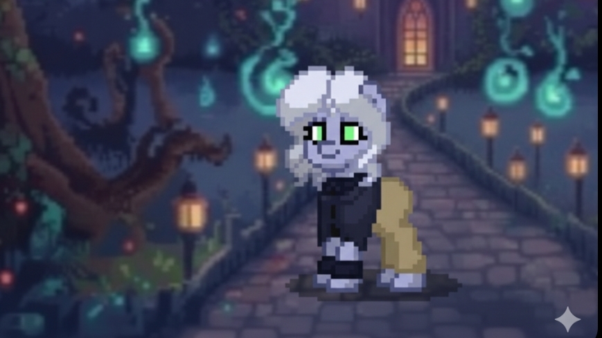 Как создать скин Дже. Академия сверхъестественного (Pony Town)