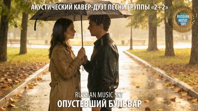 Опустевший бульвар - Russian Music Sky (2026) Акустический кавер-дуэт песни группы "2+2"