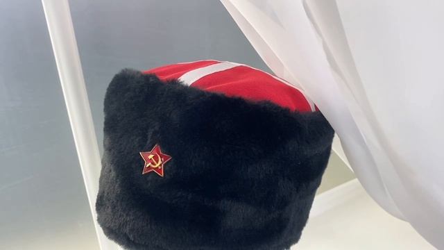 Детская КУБАНКА со звездой, 52 см, 2607-бока