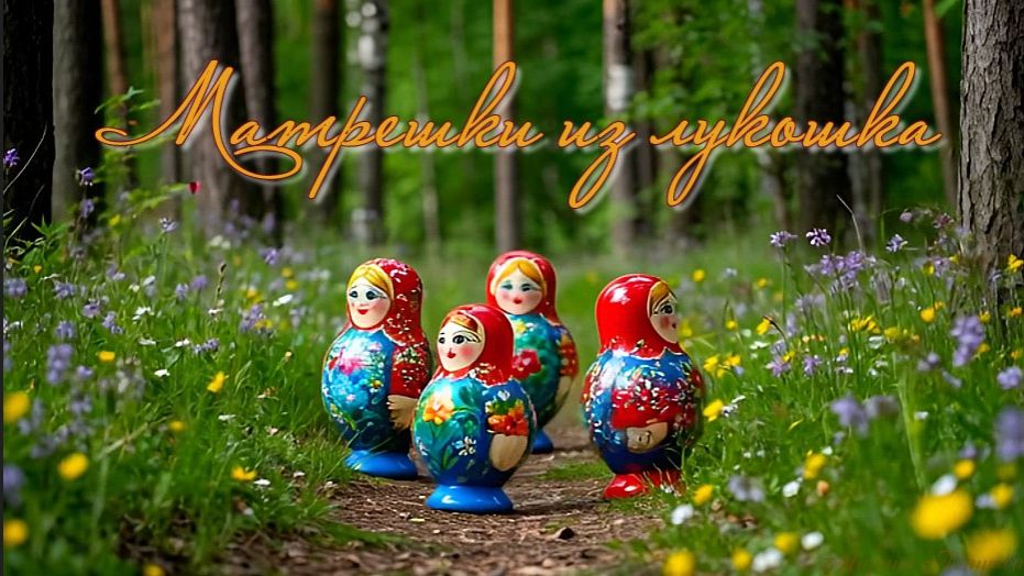 Матрешки из лукошка